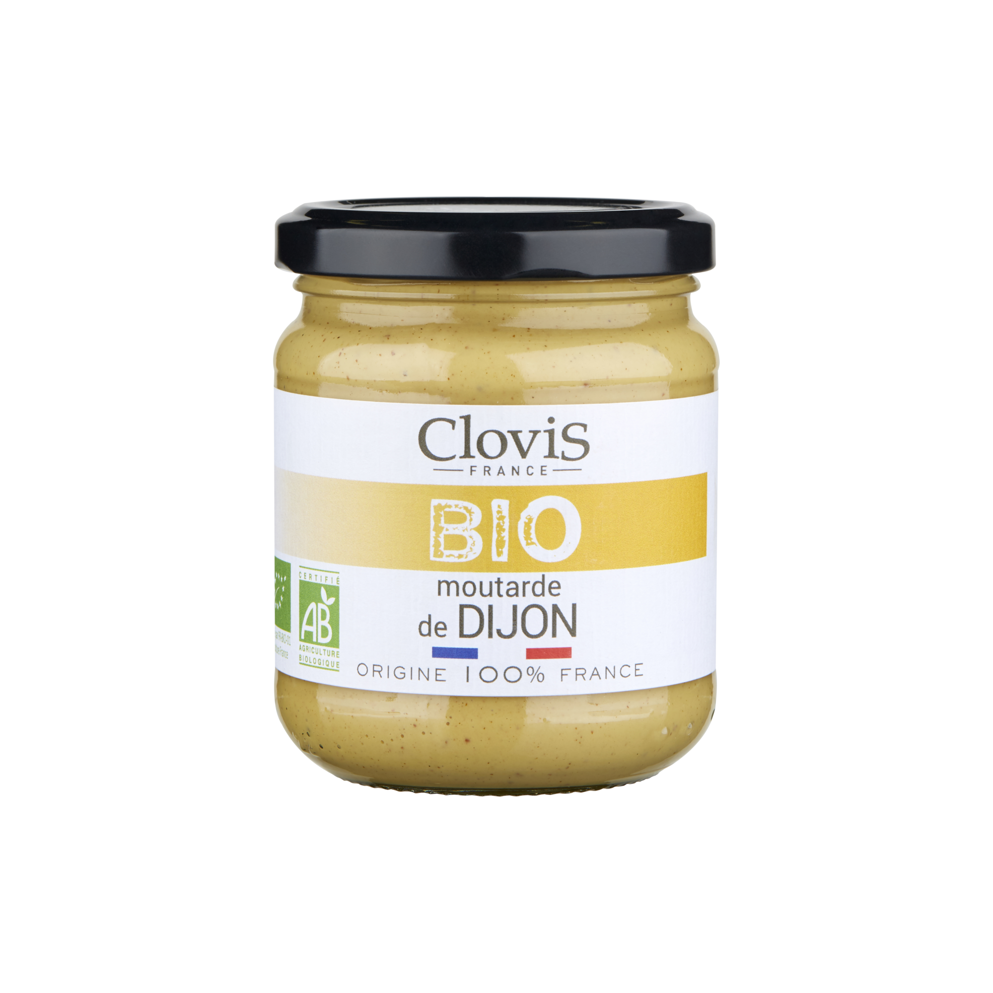Moutarde de Dijon 100% France BIO 200g - Savourez le Grand Est
