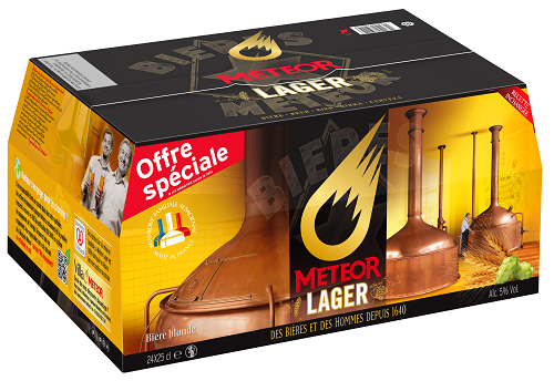 METEOR LAGER 24X25CL "OFFRE SPÉCIALE" - Savourez le Grand Est