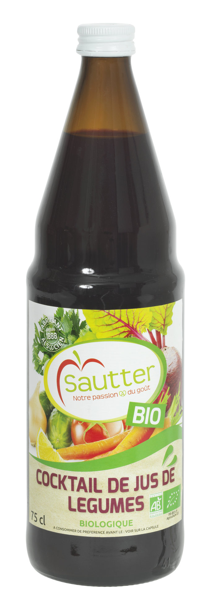 COCKTAIL DE LEGUMES BIO 100CL - Savourez le Grand Est